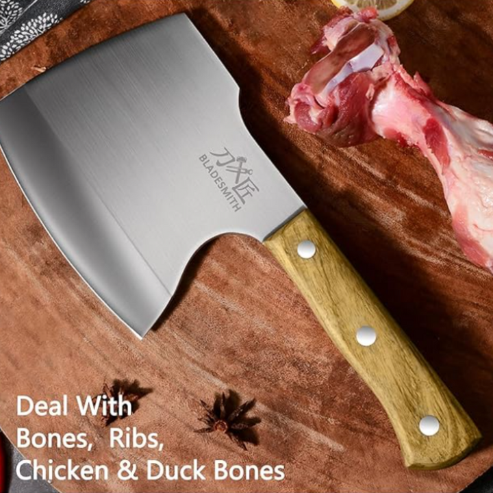 Cleaver Heavy Duty Meat Bone Cleaver (Axe Shape) 830g – The Pisau